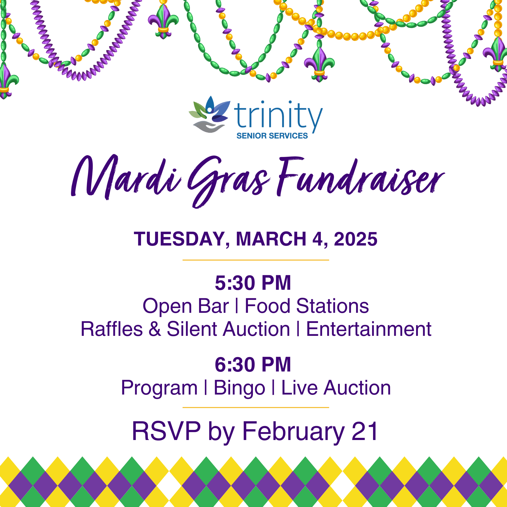 Fundraiser - Trinity Senior Services